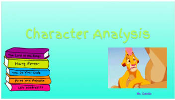 Character Analysis Google Slides (The Empty Pot) – Bilingual Marketplace