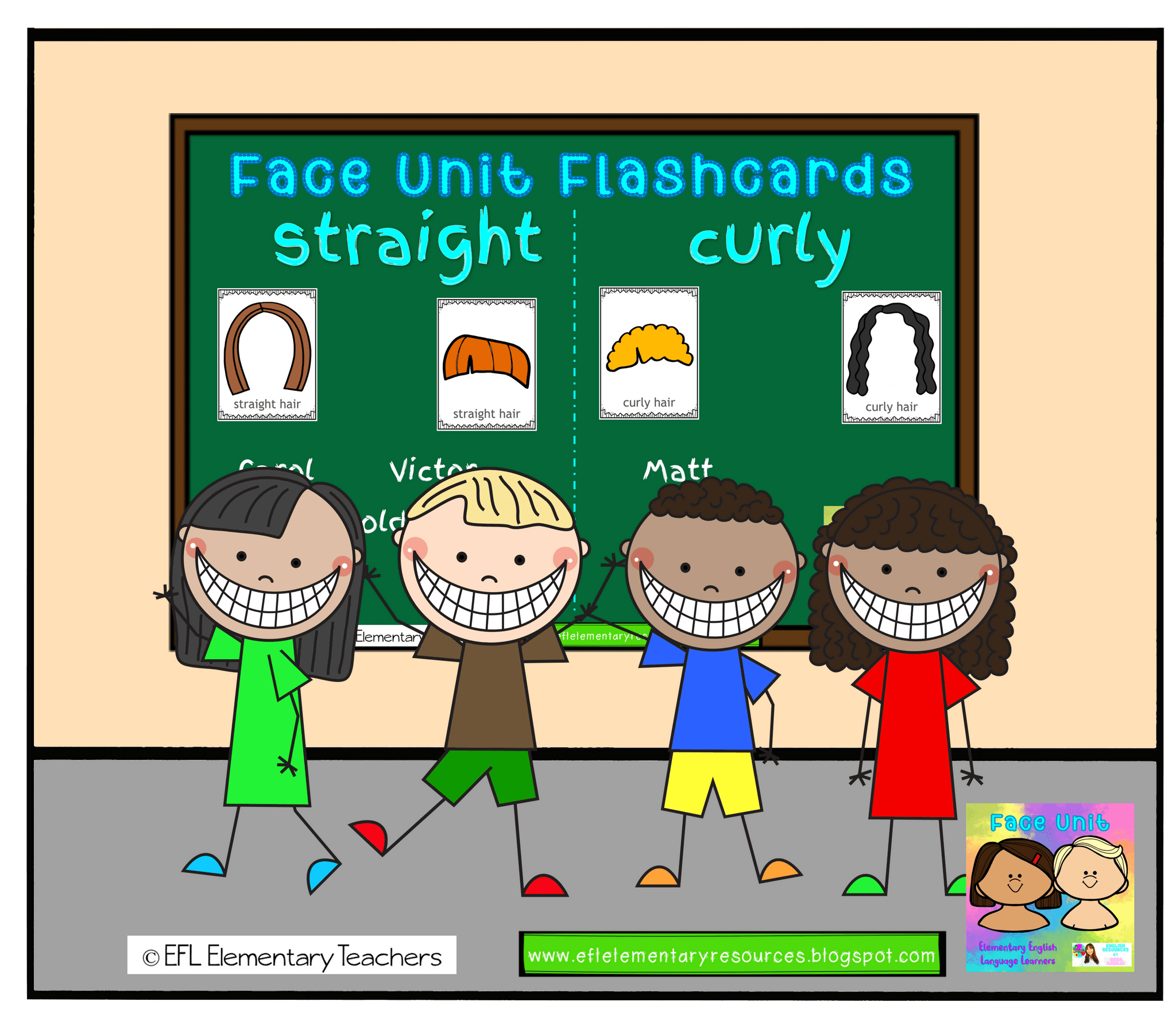 Face Unit for Elementary English Language Learners – Bilingual Marketplace