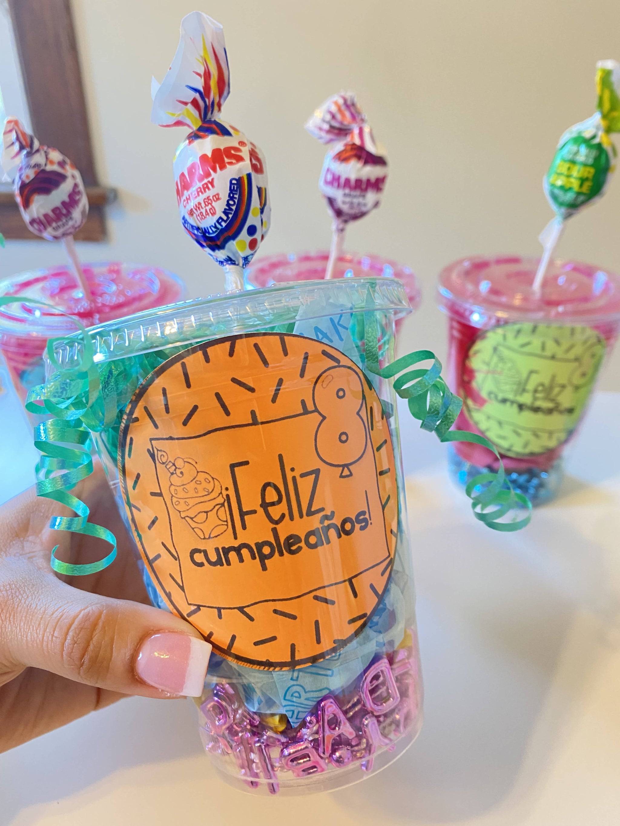 Spanish Birthday Labels – Bilingual Marketplace