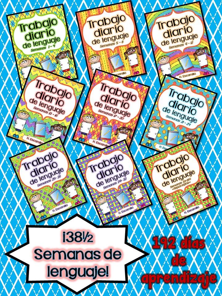 Trabajo diario de lenguaje - Para todo el año - Semanas 1 - 38 ...