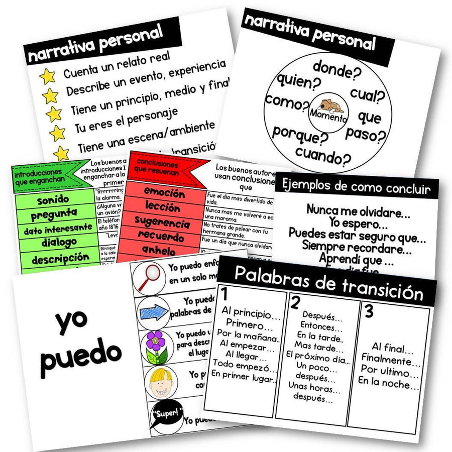 Actividades para Narrativa Personal - Aprendizaje Digital – Bilingual ...