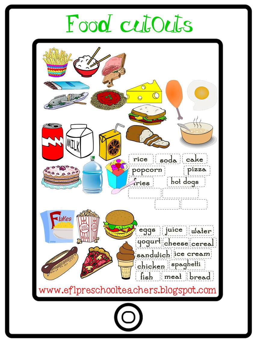 Food theme resources for Preschool ELL – Bilingual Marketplace