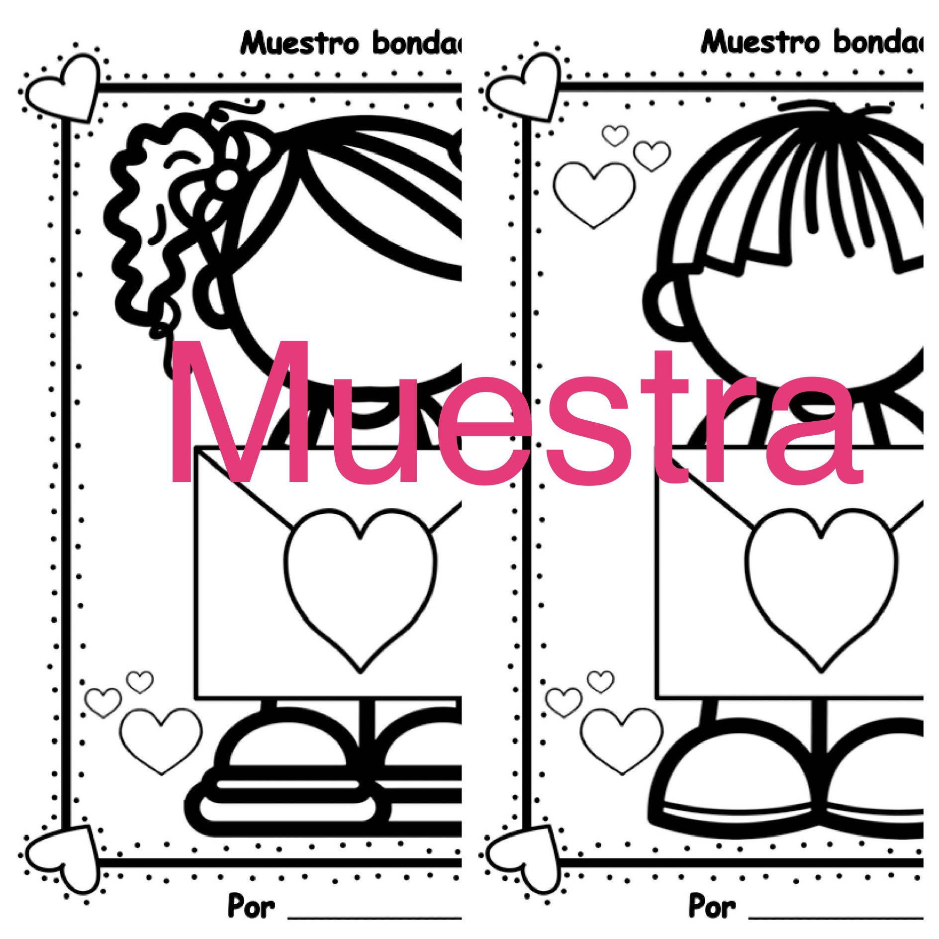 Muestro Bondad (Actos de bondad) K-3 (Acts of Kindness in Spanish ...