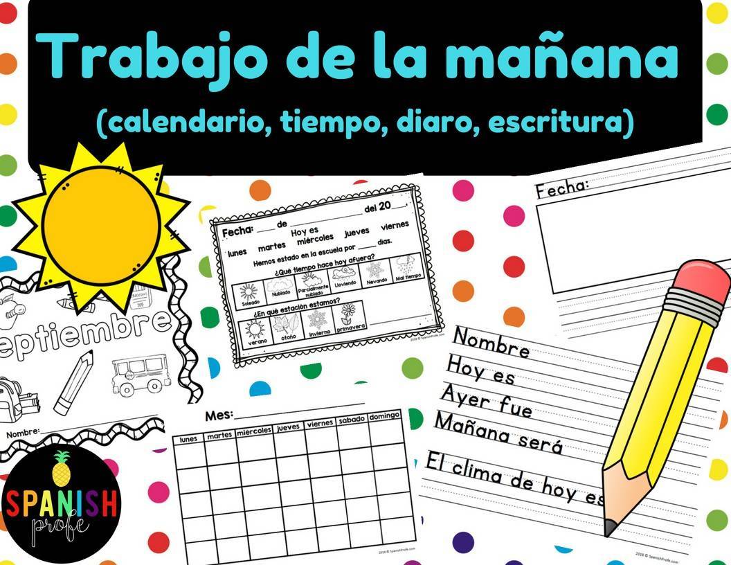 Trabajo de la mañana (Morning Work in Spanish) – Bilingual Marketplace