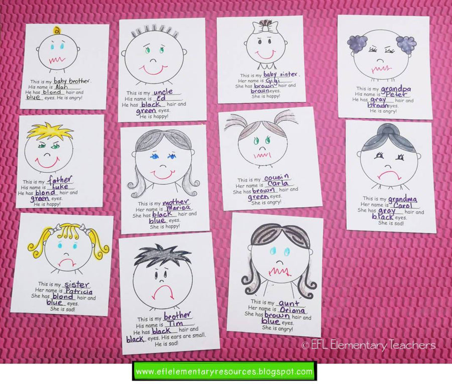 Family Flashcards, worksheets and more for Elementary ESL students ...