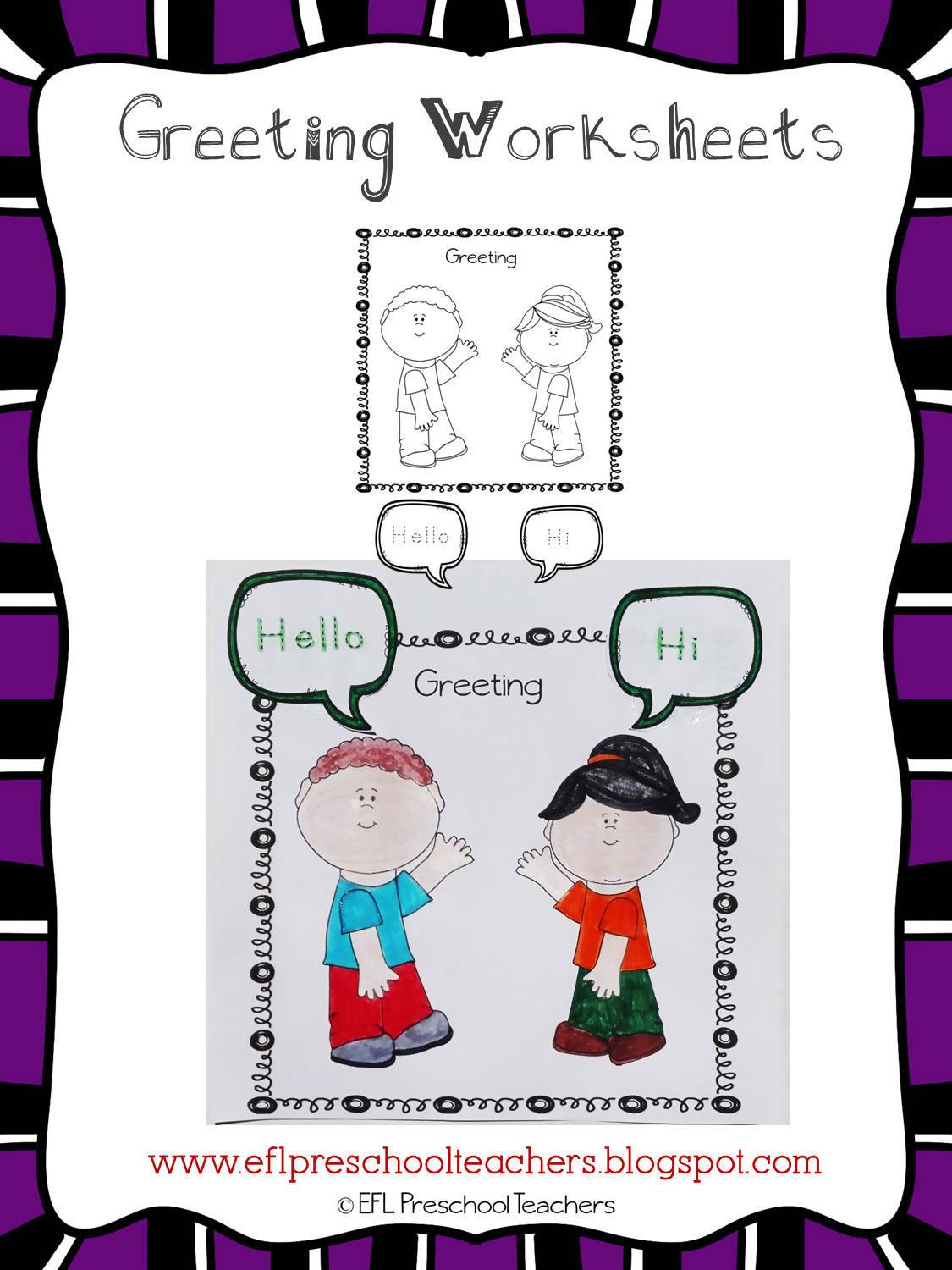 Greetings Resources for Kinder and Elementary ESL – Bilingual Marketplace