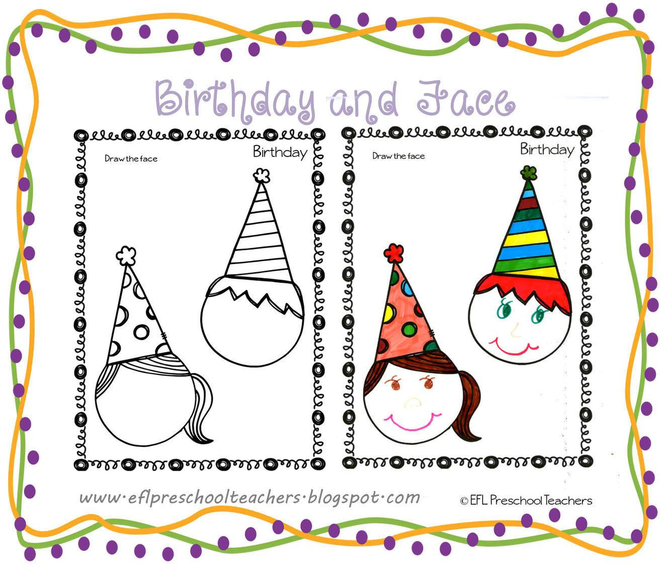 Face Teaching Materials for Preschool ELL – Bilingual Marketplace