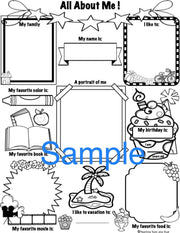 Todo Sobre Mí / All About Me (Regreso a la escuela / Back to School ...