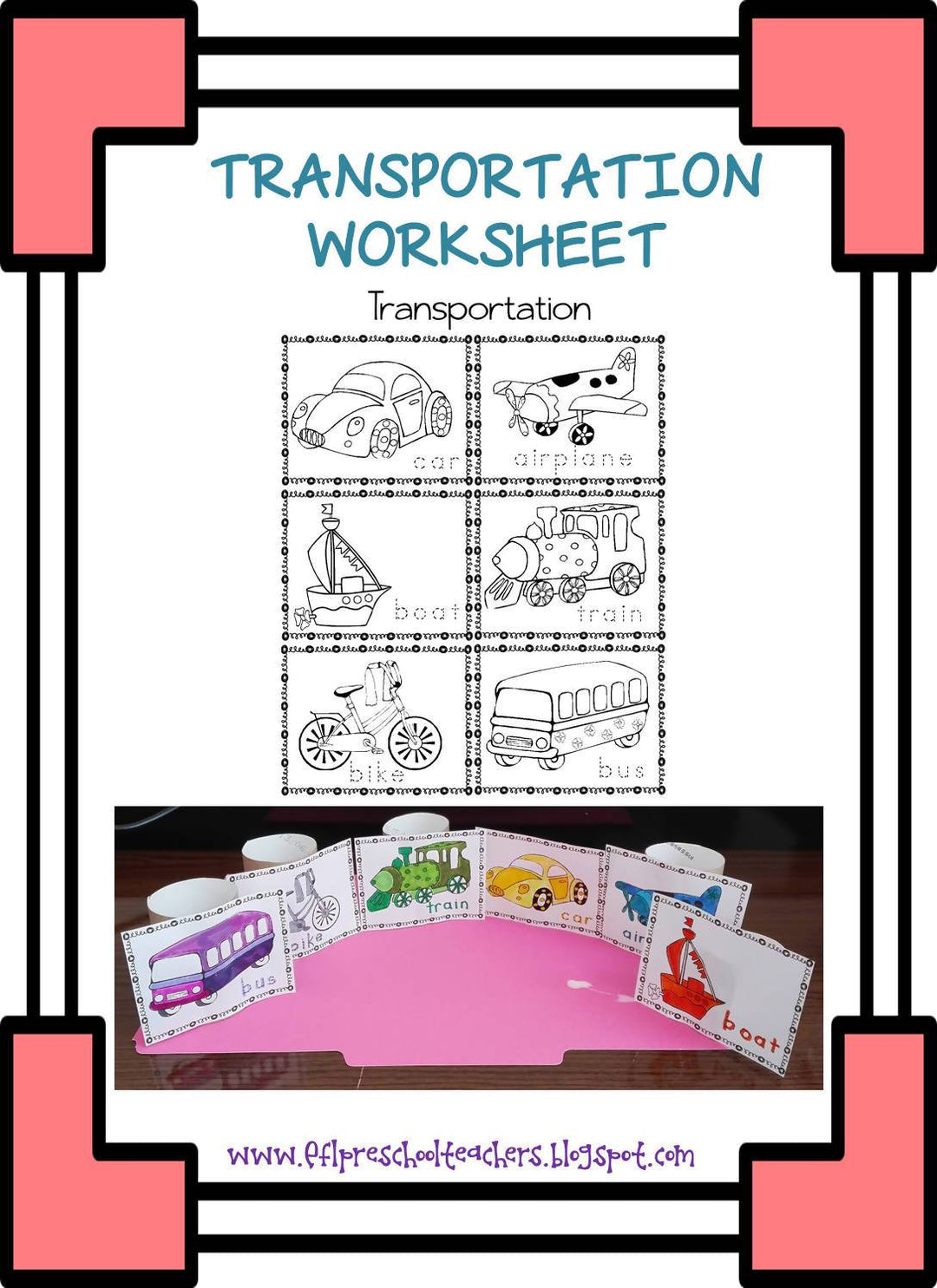 Transportation Unit for Kindergarten ELL – Bilingual Marketplace