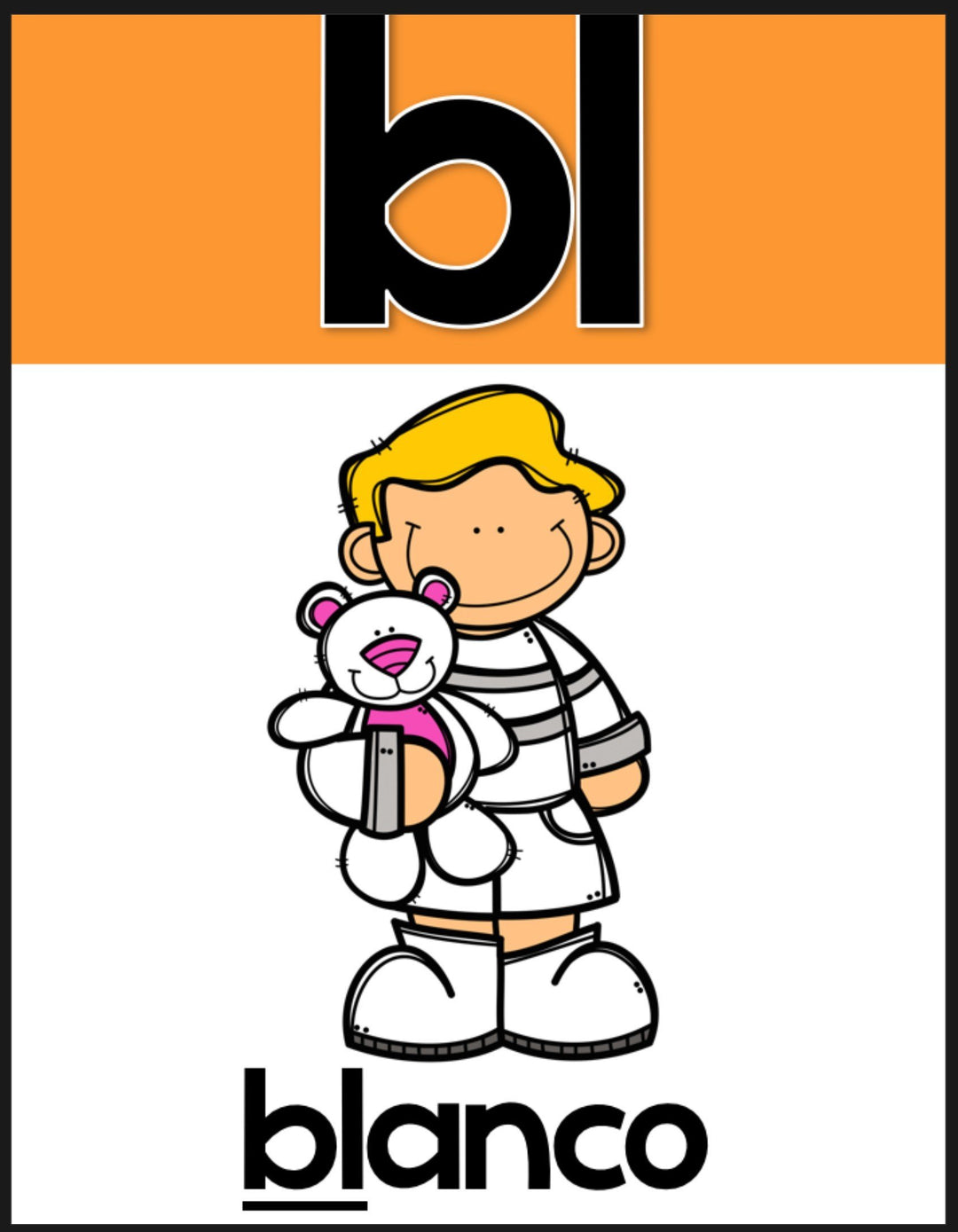 Silabas Trabadas Posters – Bilingual Marketplace